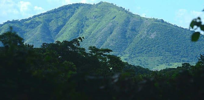 Guazapa Volcano El Salvador. Mountain volcano near Suchitoto.