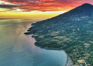 Conchagua Volcano El Salvador. Beautiful Stratovolcano Overlooking the ...