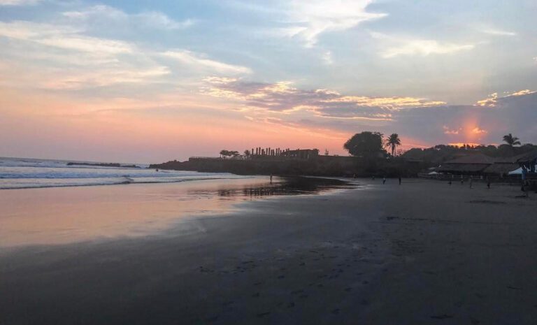 Playa El Cuco in El Salvador: A Beach With Smooth Dark Sand, Calm Waves ...